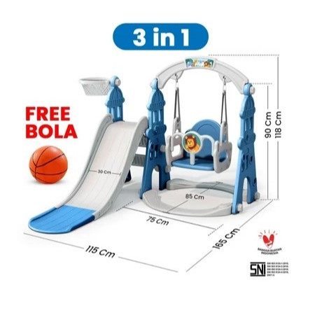 Jual Joy Playhouse X Molion Prosotan Ayunan Anak 3in1 Mainan M1311 ...