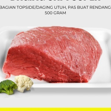 Jual Daging sapi super topside Frozen FOOD 500gr | Shopee Indonesia