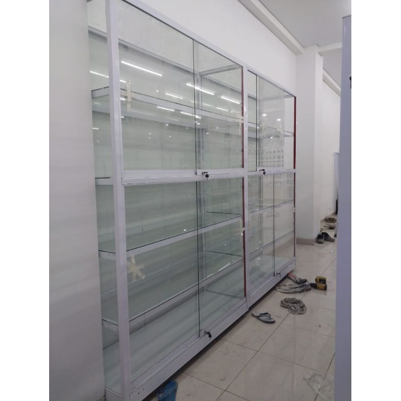 Jual Rak Etalase Sliding Kaca | Shopee Indonesia