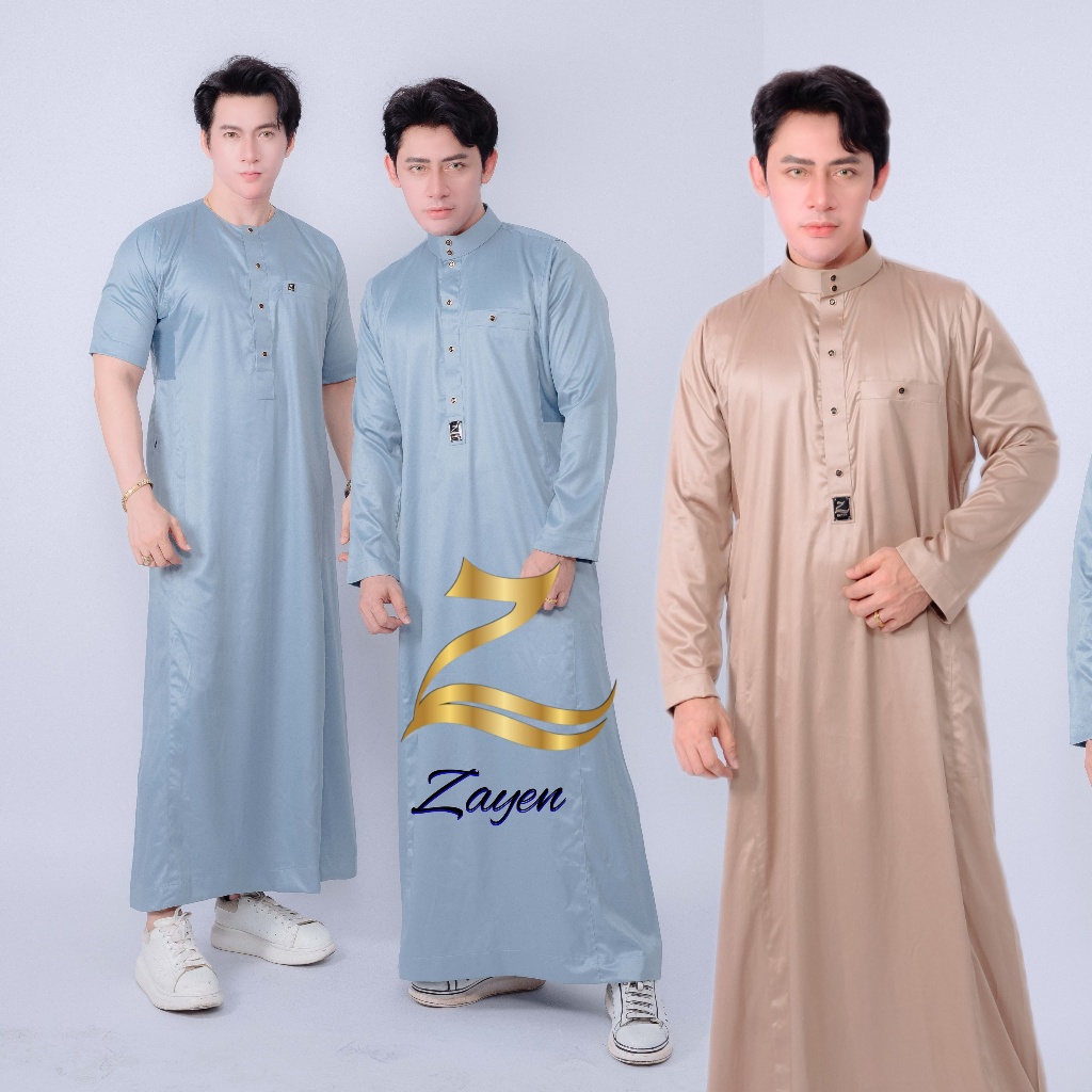 Jual Jubah Slimfit Longlegs jubah gamis pria muslim jubbah zayen jubah ...