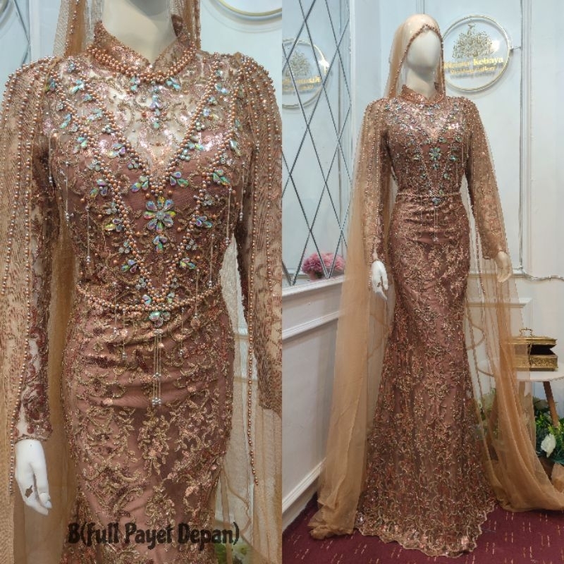 Jual SALE DRESS PENGANTIN PAYET | Shopee Indonesia