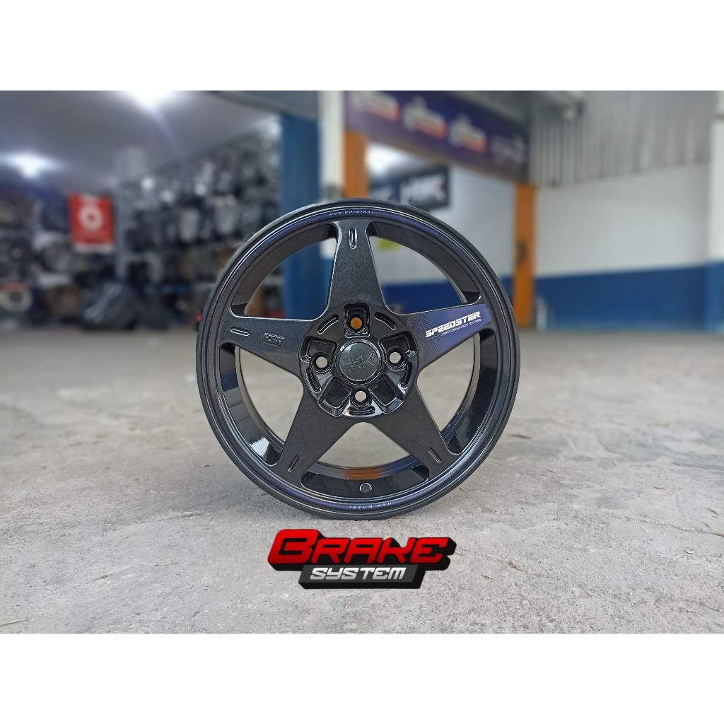 Jual Velg HSR RACING R15 HSR SPEEDSTER Pcd 4X100 Buat mobil Brio Agya Sigra Datsun Etios Sirion ...