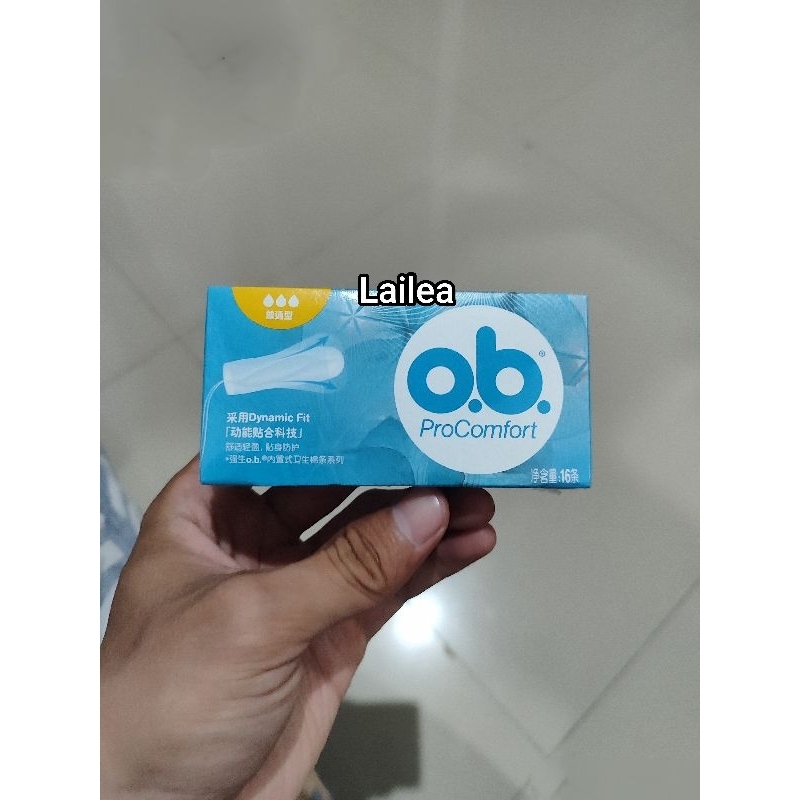 Jual OB Tampon Procomfort Regular 16'S Original Non Aplikator | Shopee ...