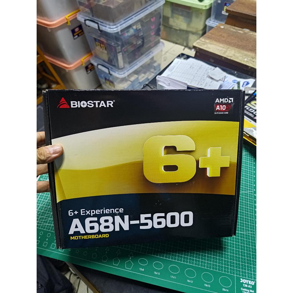 Jual Biostar A68N-5600 Onboard Processor CPU AMD Quad Core Mini ITX | Shopee Indonesia