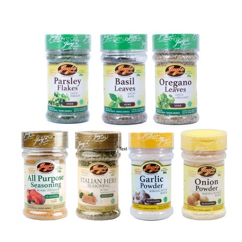 Jual Bumbu Dapur Jays Botol Varian Flakes ( Chili, Parsley, Italian ...