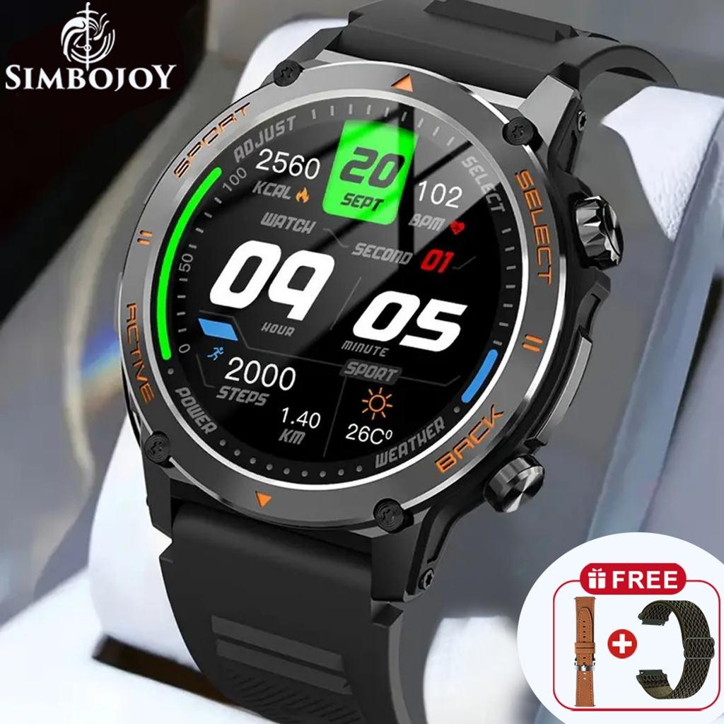 Jual Simbojoy Smartwatch Pria AMOLED Screen Original Pace IPS Screen ...