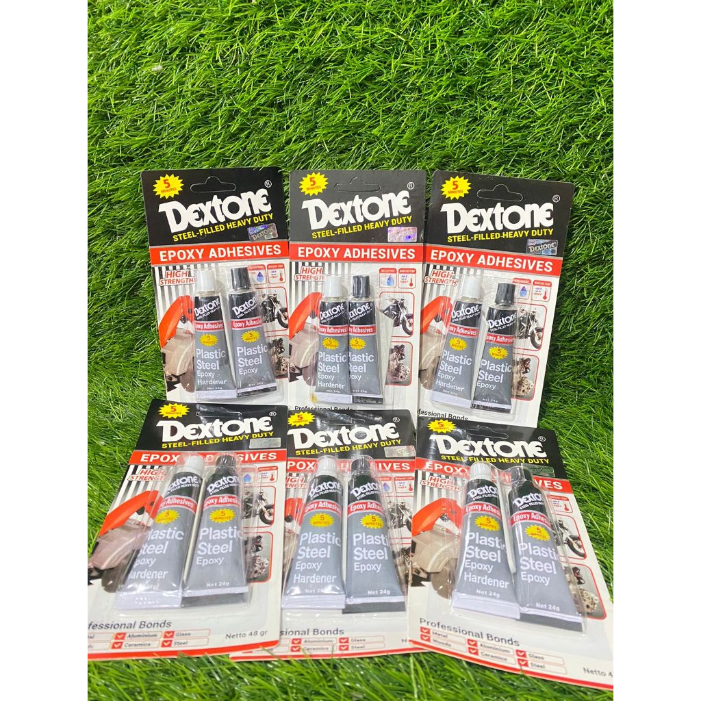Jual Lem DEXTONE Steel Lem Besi Kaca Aluminium Keramik Kayu Steel ...