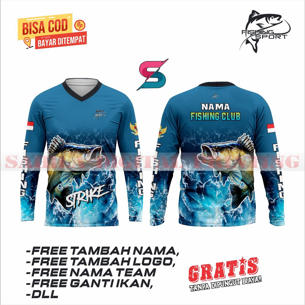 Jual BAJU JERSEY MANCING FULL PRINTING (FREE REQUEST DESIGN) | Shopee ...