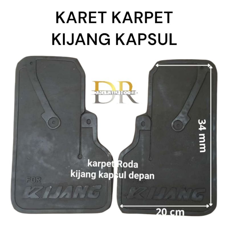 Jual KARET KARPET LUMPUR MUDGUARD KEPET UNTUK MOBIL KIJANG KAPSUL ( 2 ...