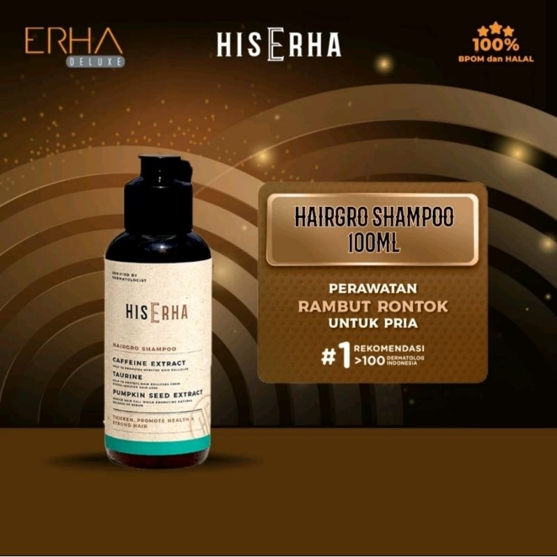 Jual Hiserha His Erha Hairgro Shampo 100ml | Shopee Indonesia