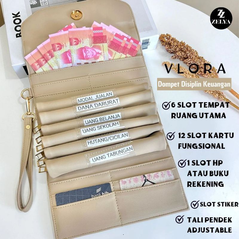 Jual ZELYA - Wallet Organizer - Vlora dompet disiplin keuangan - Dompet ...