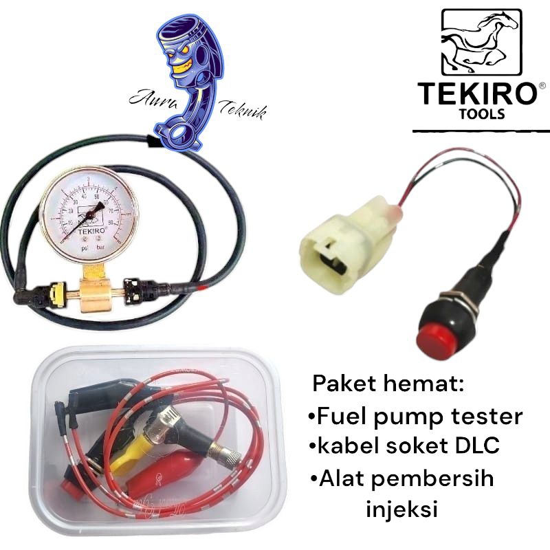 Jual PAKET Alat ukuran tekanan fuelpump motor injeksi + alat Servis ...