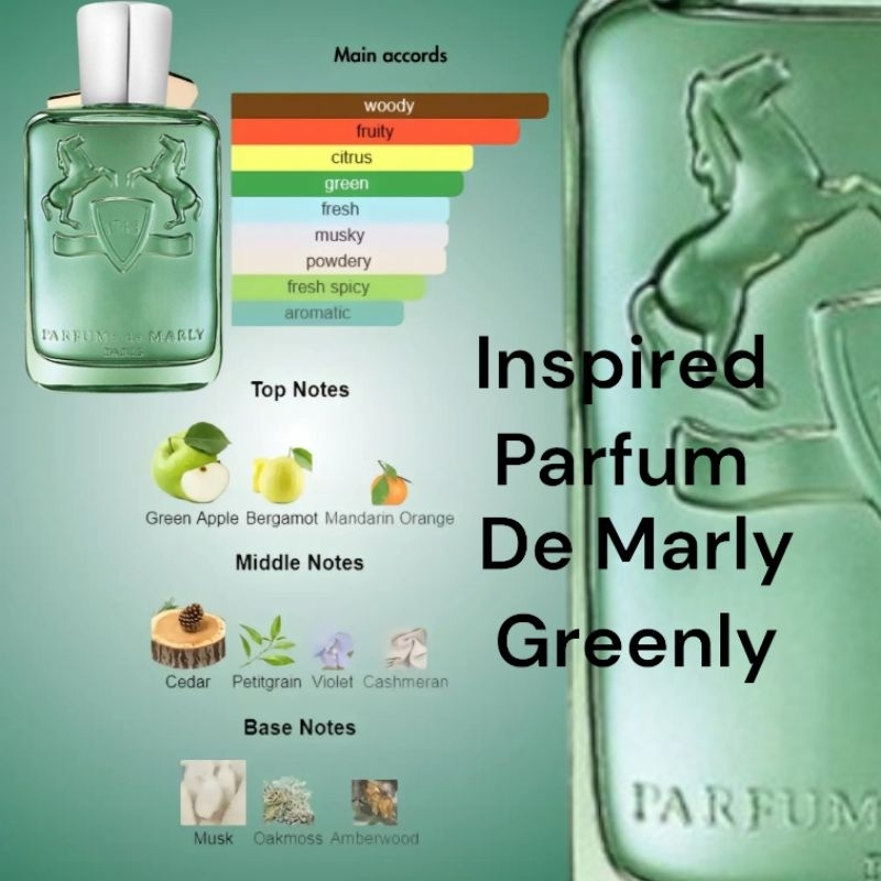 Jual Kauman Parfum Refill Inspired PD Marly Greenly parfum mirip Rue ...
