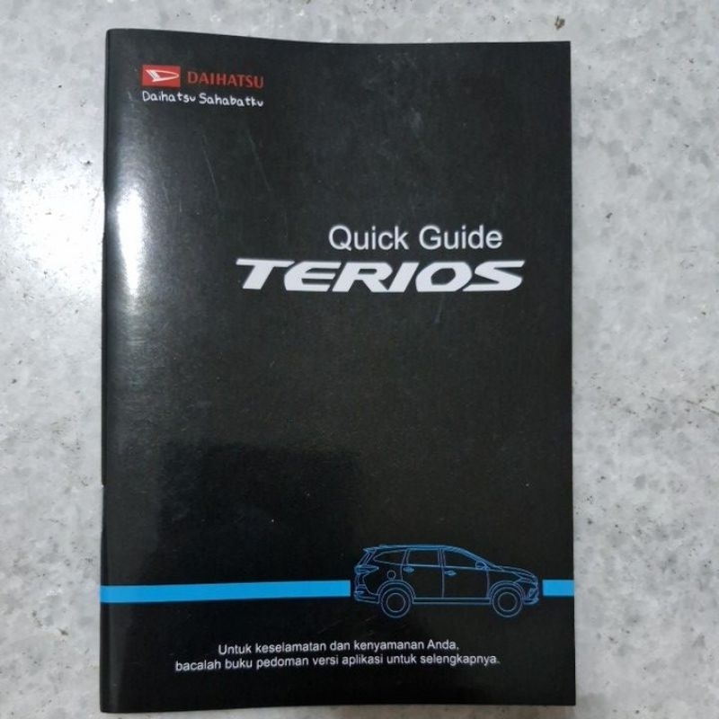 Jual BUKU MANUAL PANDUAN PEDOMAN MOBIL DAIHATSU TERIOS NEW 2022-2023 ...