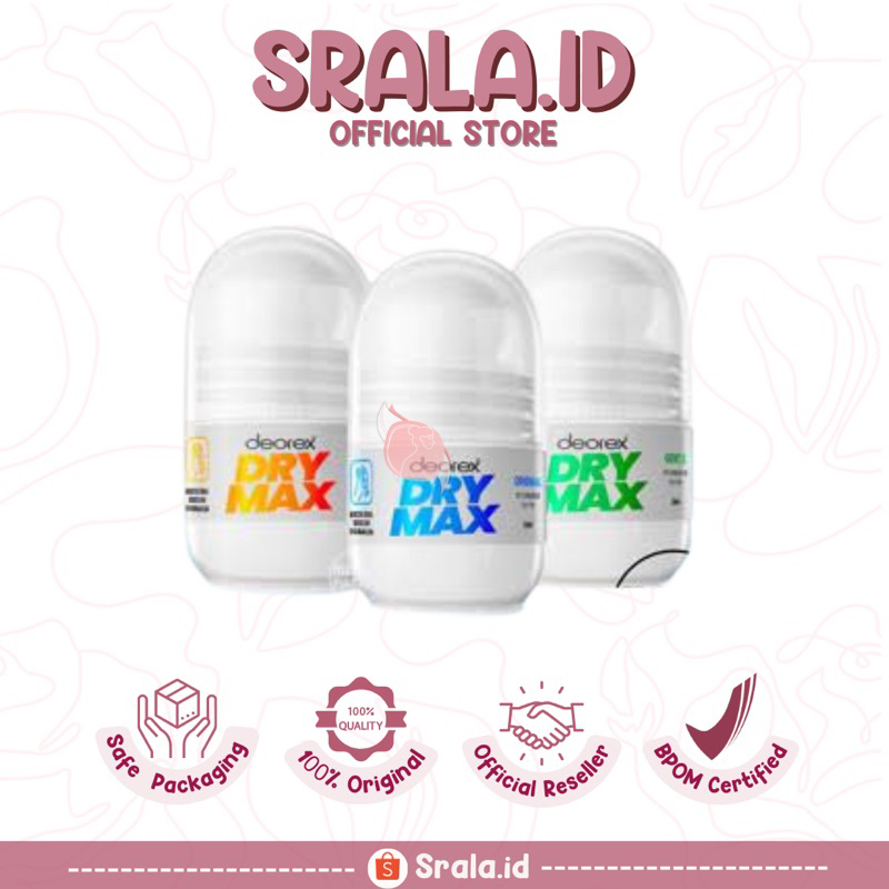 Jual DEOREX DRYMAX ORIGINAL, GENTLE, EXTRA CLINICAL ANTI PERSPIRANT ...