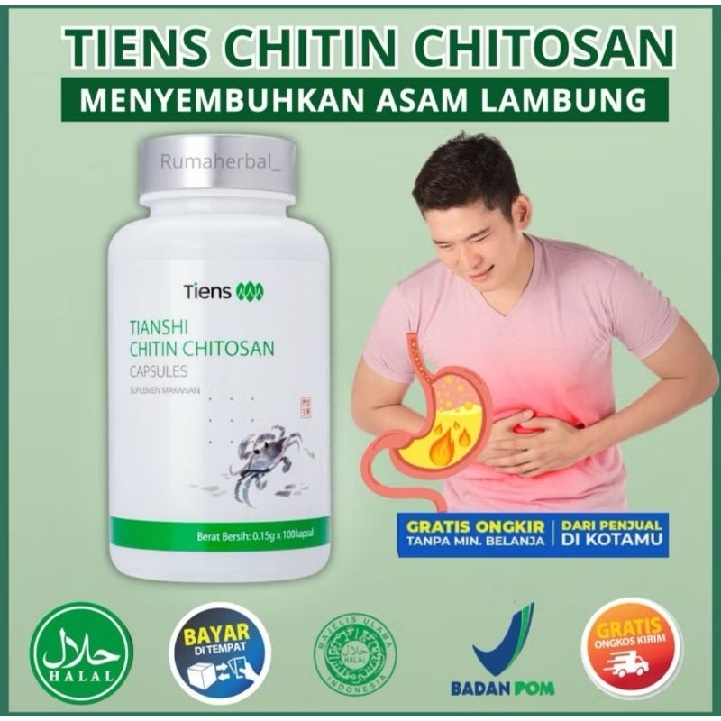 Jual Obat Cina Obat Asam Lambung Kronis Maag Asam Lambung Tiens Chitin ...