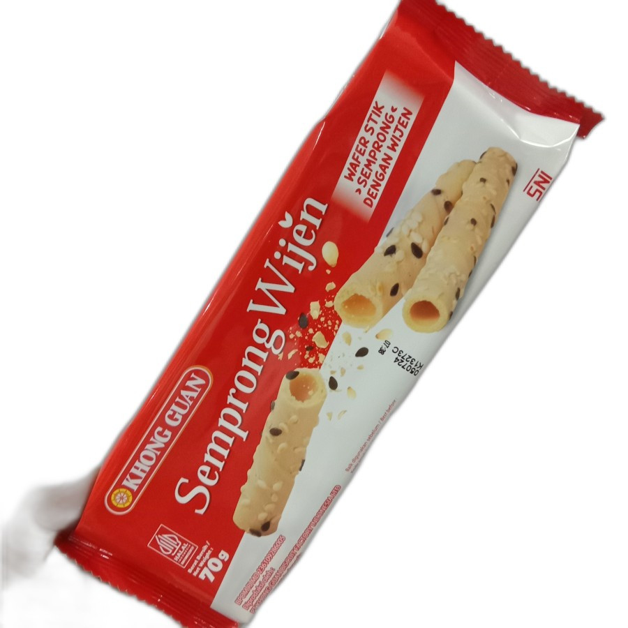Jual Semprong Khong Guan 70gr/wafer stik semprong wijen | Shopee Indonesia