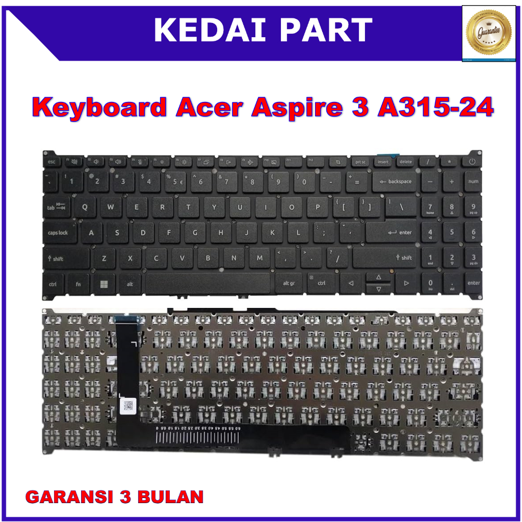Jual Keyboard Acer Aspire 3 A315-24 Aspire 5 A515-47 A515-57 A515-57G ...