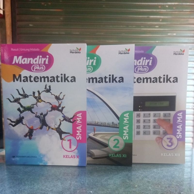 Jual buku mandiri plus matematika 10 11 12 kelas 1 2 3 sma kurikulum merdeka erlangga | Shopee ...