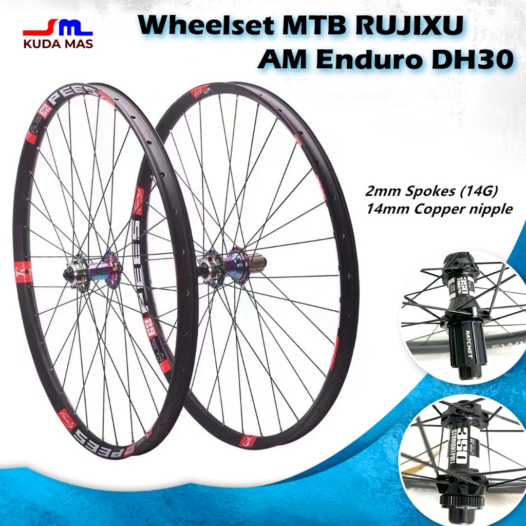 Jual Wheelset MTB RUJIXU AM Enduro DH30 27.5 - 29 inch 32 Holes | Shopee Indonesia