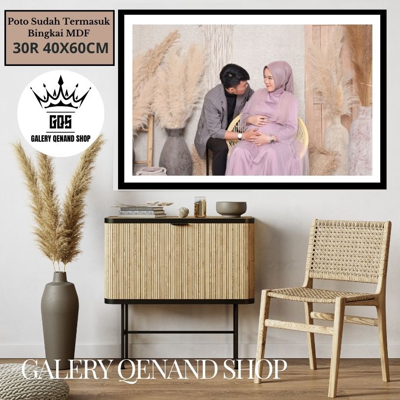 Jual CETAK FOTO UKURAN 30R (40X60CM) SUDAH DI BINGKAI MDF 005 | Shopee ...