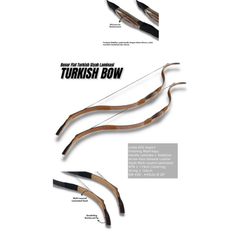 Jual busur flat siyah laminasi latafat | Shopee Indonesia