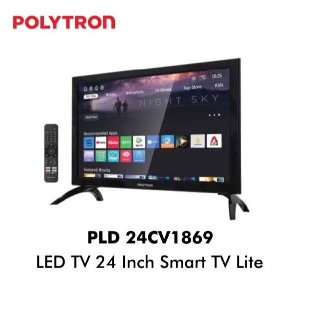 Jual LED TV POLYTRON PLD-24CV1869 Smart Lite Digital TV (24 Inch) - Garansi Resmi | Shopee Indonesia