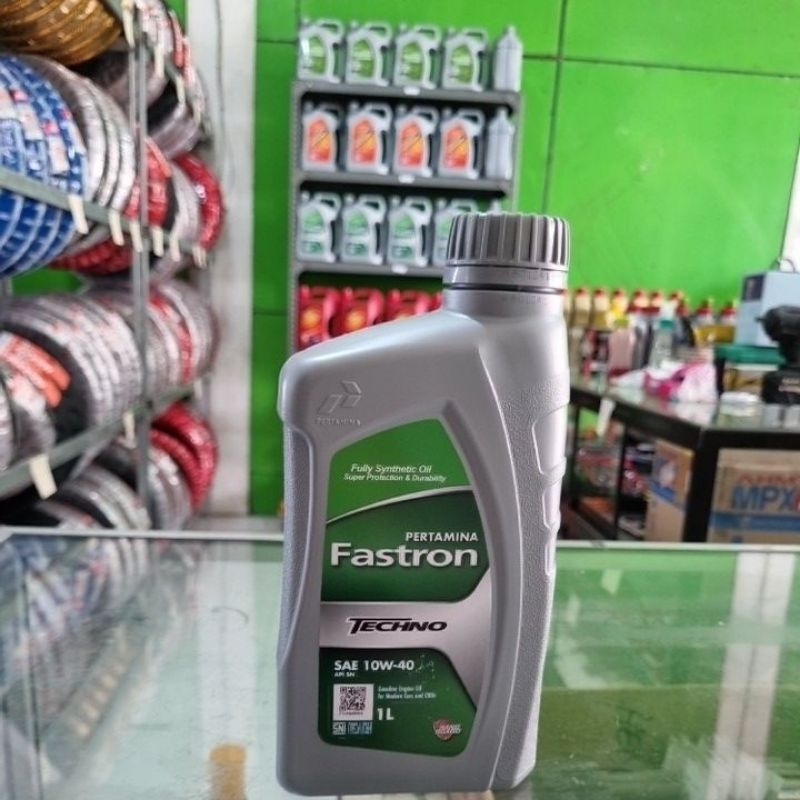 Jual OLI PERTAMINA FASTRON TECHNO SAE 10W 40 1L | Shopee Indonesia