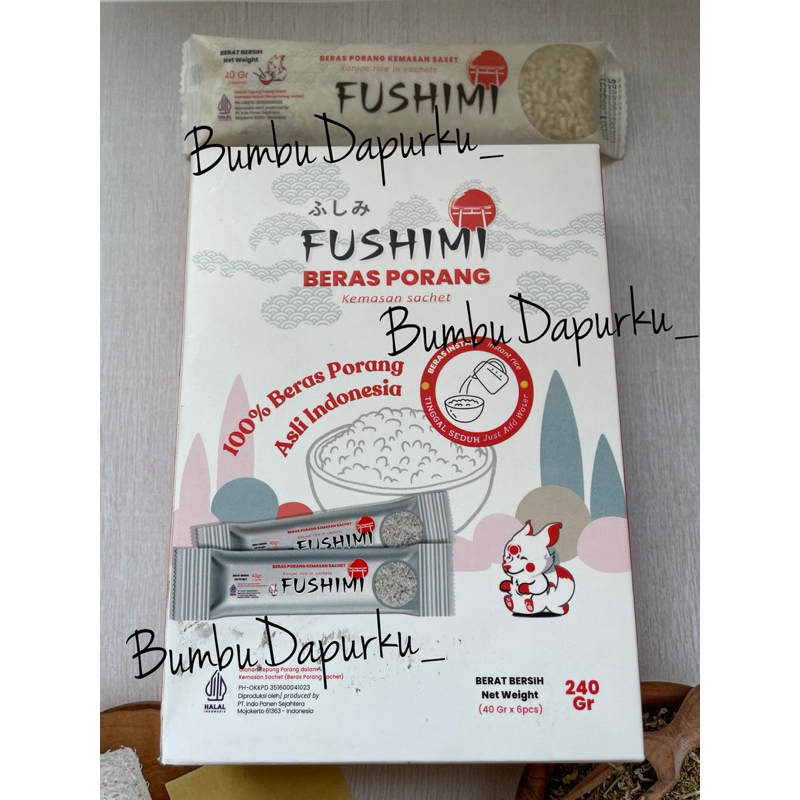 Jual Fushimi Beras Porang Premium / Konjac Rice Sachet 40gr | Shopee ...