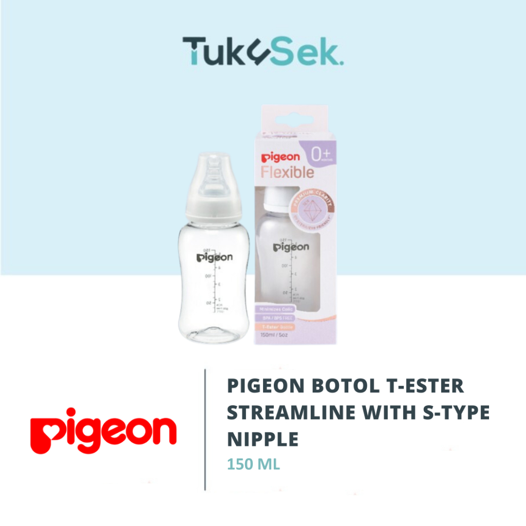 Jual PIGEON Botol T-Ester Streamline 150ml with S-type Nipple | Shopee Indonesia