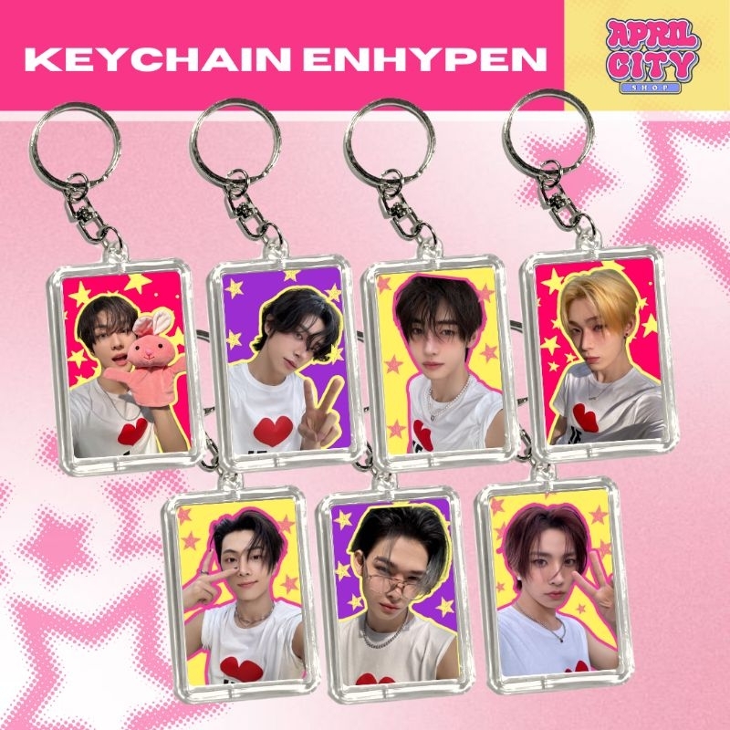 Jual KEYCHAIN GANTUNGAN KUNCI ENHYPEN KPOP | Shopee Indonesia