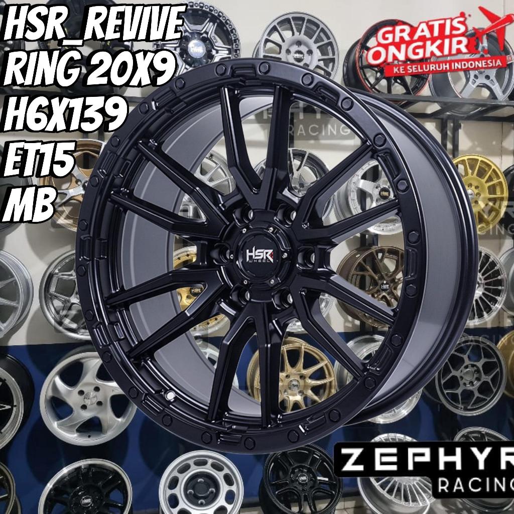 Jual Velg mobil ring 20 h6x139 untuk fortuner, hilux, triton, pajero sport hst type revive r20 ...