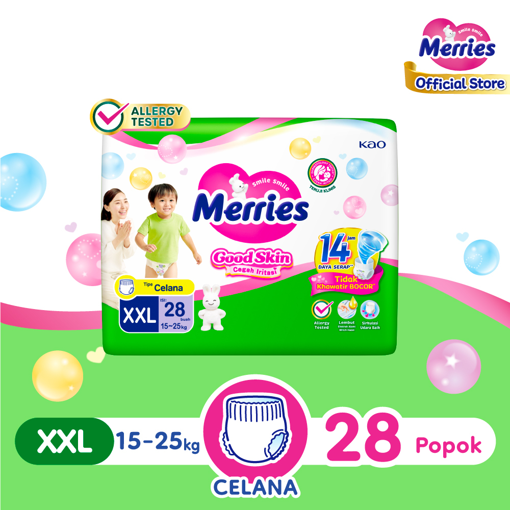Jual Merries Pants Good Skin XXL 28 | Shopee Indonesia