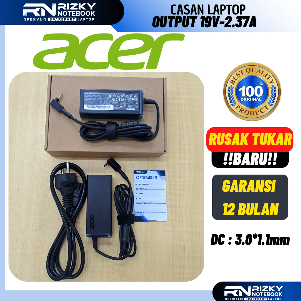 Jual Adaptor Charger Acer Aspire 5 A514-52 A514-52K A514-52G A515-41 ...