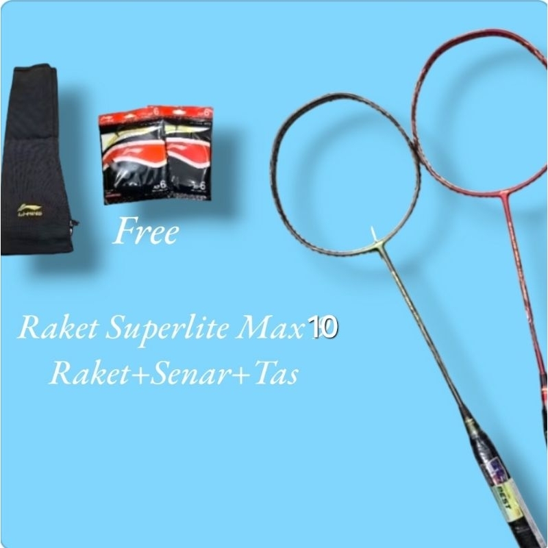 Jual Raket Lining / Raket Li-Ning SuperLite / Raket Superlite Max 10 ...