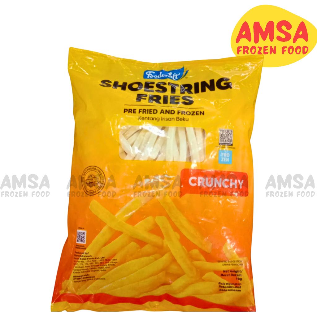 Jual Foodcraft Shoestring Cut Fries Frozen French Fries Kentang Goreng ...