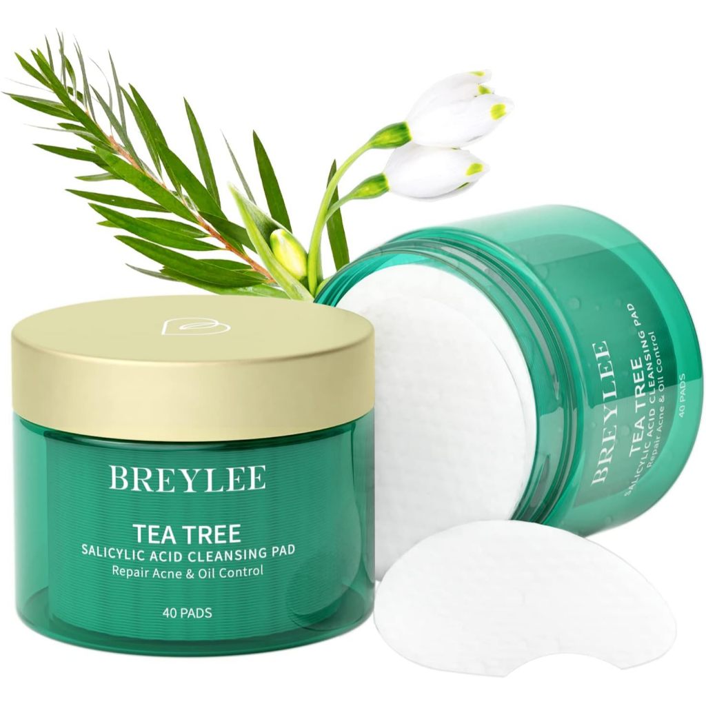 Jual BREYLEE Tea Tree Salicylic Acid Cleaning Pads - Cleanser Pad ...