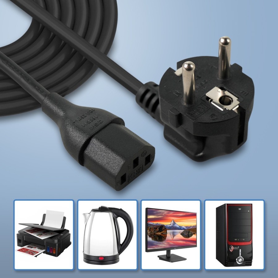 Jual Kabel Power CPU Desktop 1.8M / Kabel Power Supply Kabel Power 3 ...