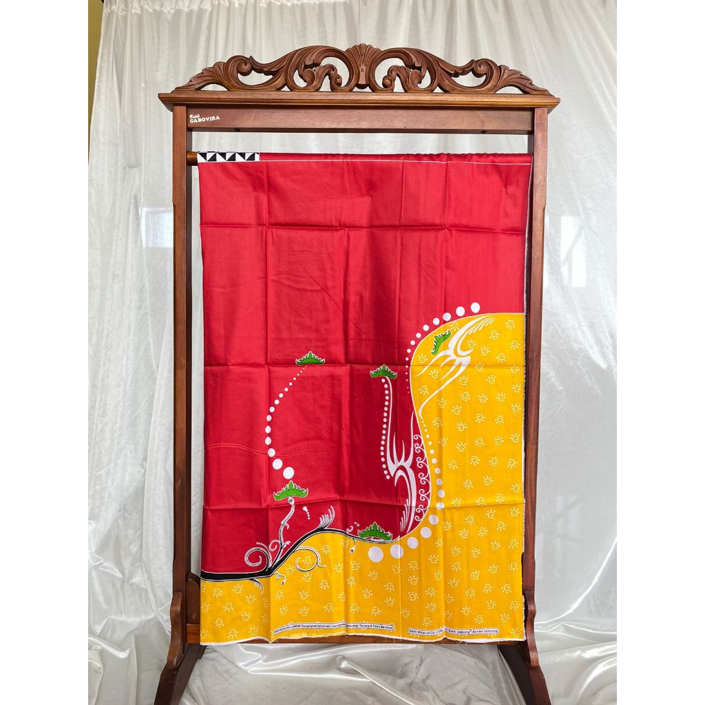 Jual Batik Gabovira-Bahan Batik Printing Khas Lampung-Motif Siger ...