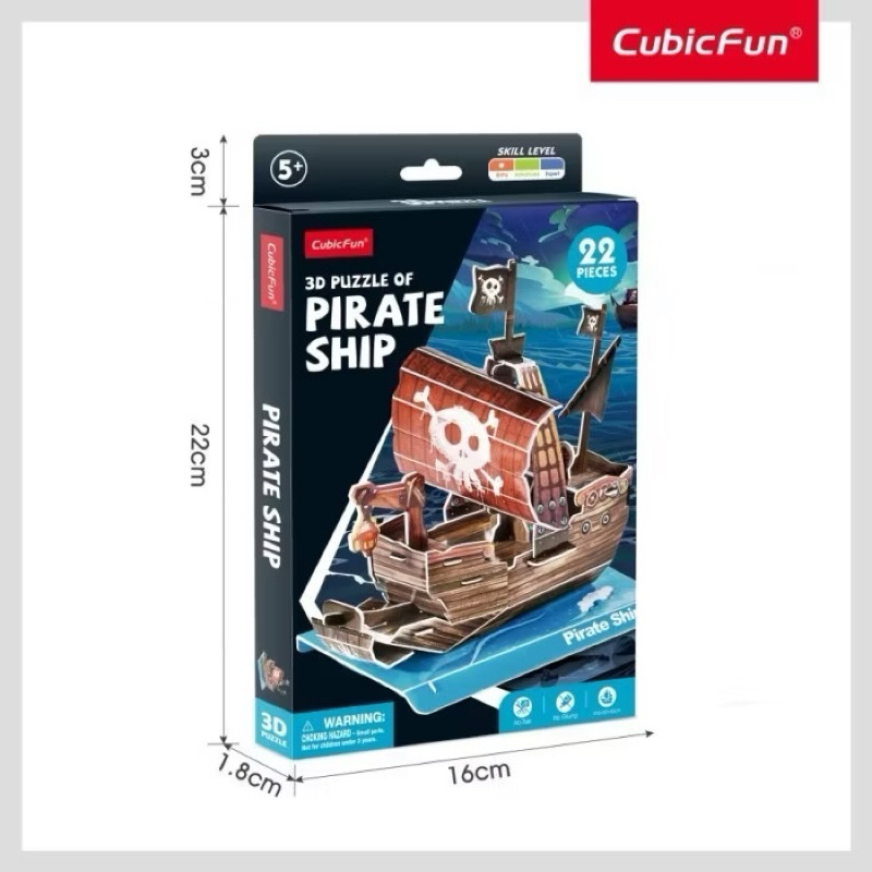 Jual Cubicfun 3D Puzzle Pirate Ship W | Shopee Indonesia
