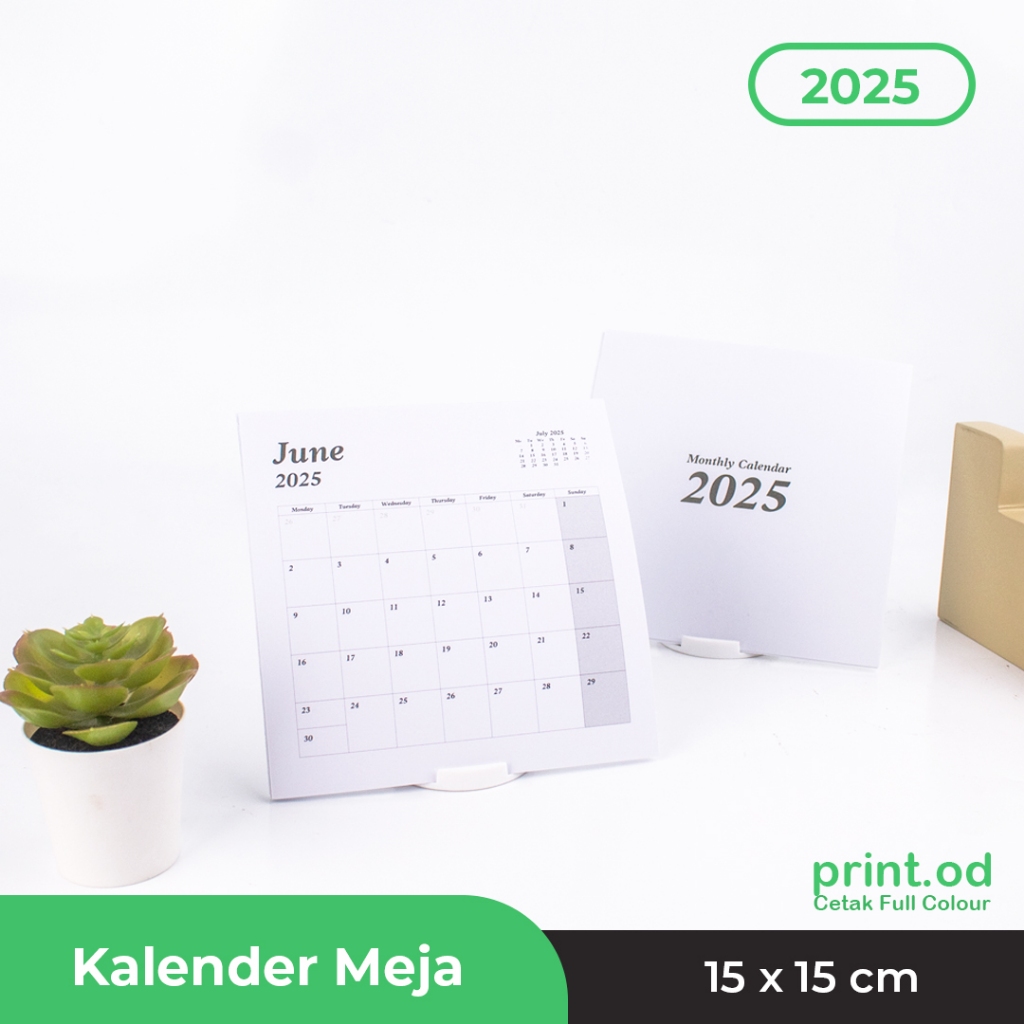 Jual Desk Calendar 2025 | Kalender Estetik | Ukuran 15x15 cm | Kalender ...