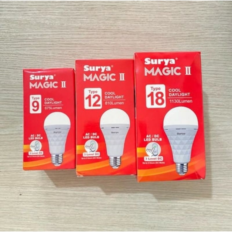 Jual Lampu LED Emergency Surya Magic new 9W,12W & 18W | Shopee Indonesia