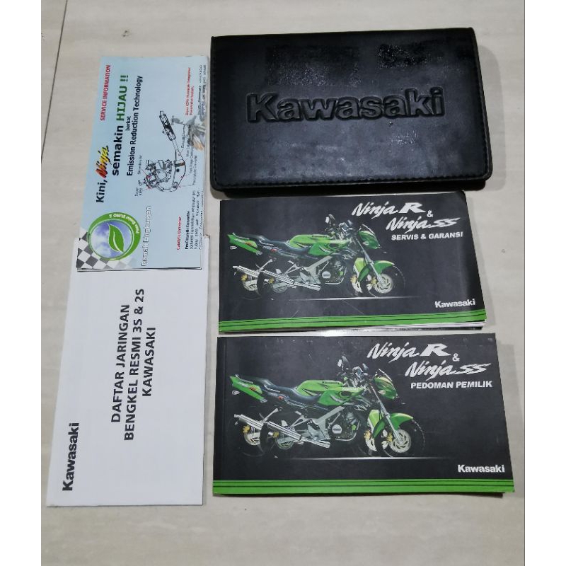 Jual manual book buku pedoman buku servis ninja r ninja ss original | Shopee Indonesia