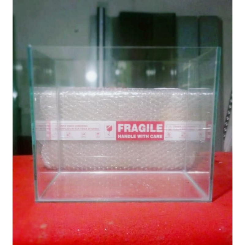Jual Aquarium polos ukuran 30x20x25cm cocok untuk aquascape mini, ikan ...