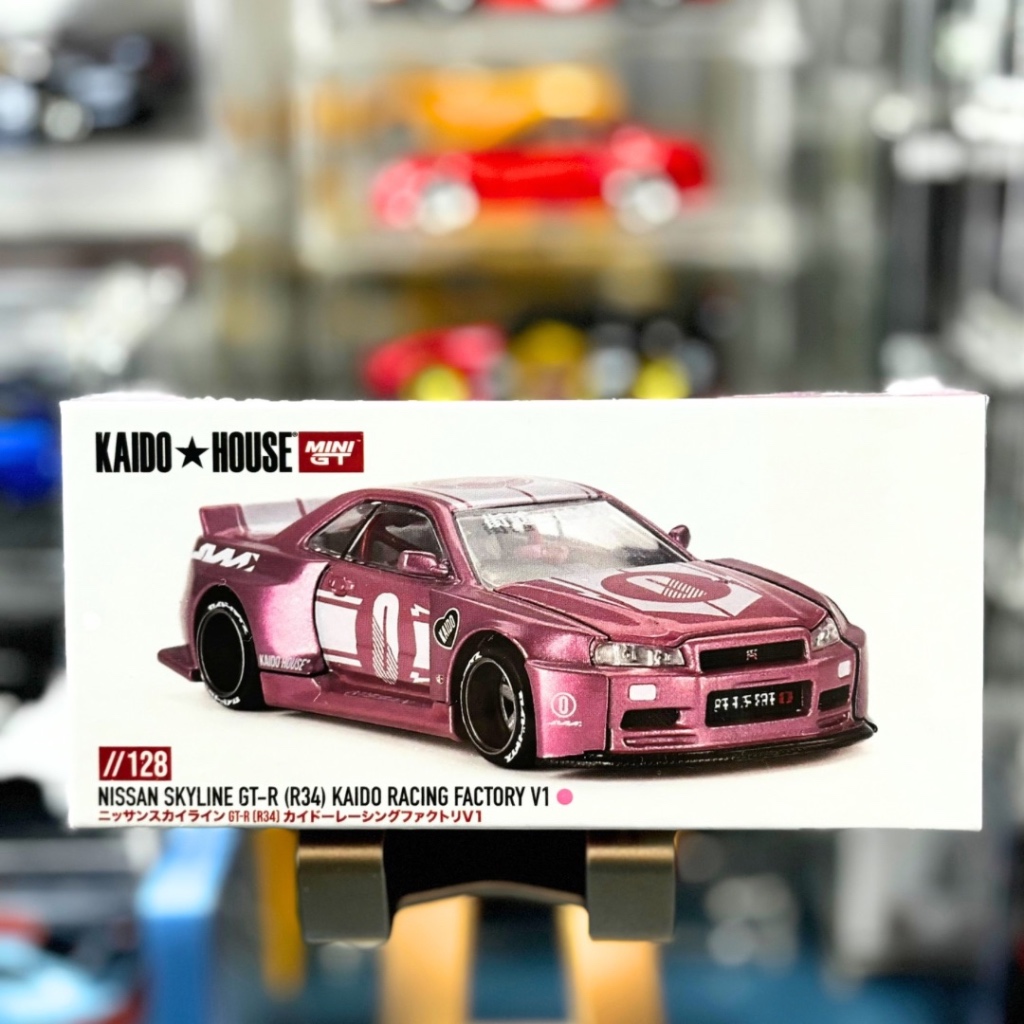 Jual Kaido House x Mini GT//128 Nissan Skyline GT-R (R34) Kaido Pink ...