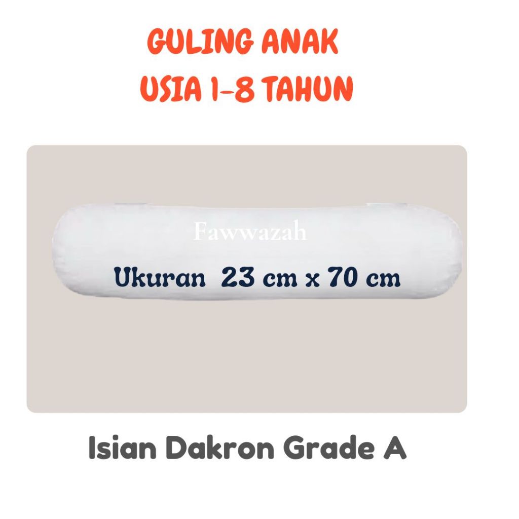 Jual Guling Anak Untuk Usia 1-8 Tahun Ukuran 23x70cm | Shopee Indonesia