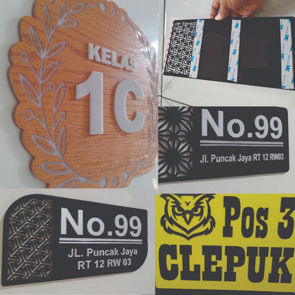 Jual Custom Nomor Rumah - Nama Kelas - Nama Ruangan - Nomor Kamar ...