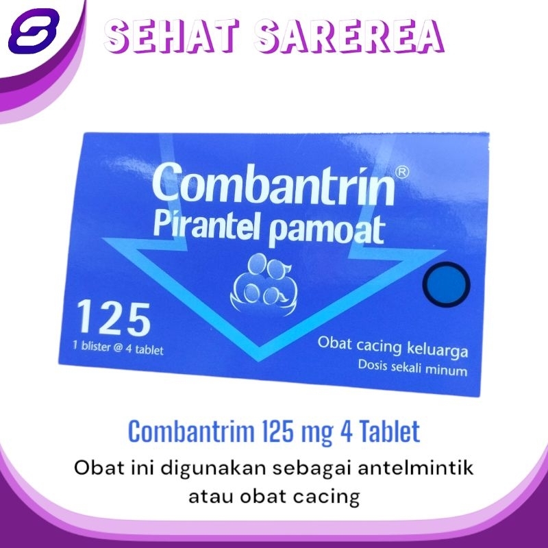 Jual Combantrin 125mg 1 Blister 4 Tablet - Obat Cacing Keluarga ...