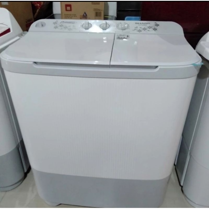 Jual Mesin Cuci Sharp 2 Tabung EST 90 MW (9 KG) | Shopee Indonesia