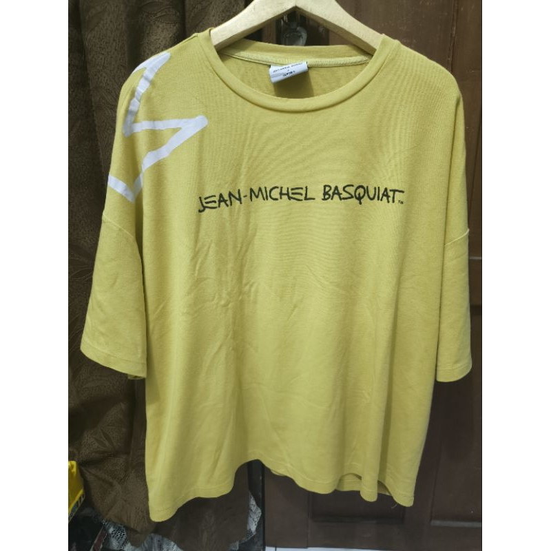 Jual kaos jmb jean michel basquiat oversize official license | Shopee Indonesia